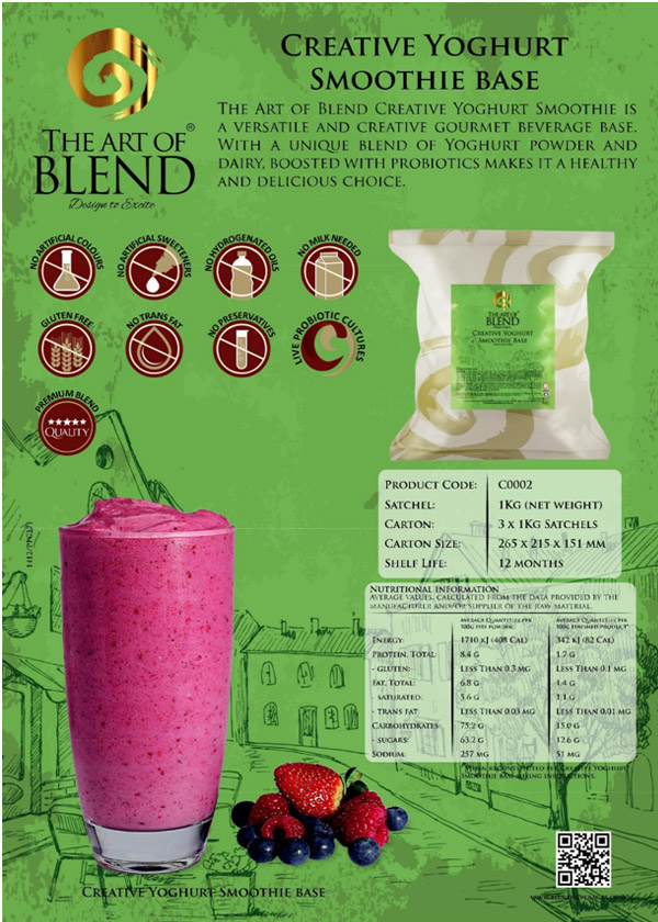 Creative Yoghurt Smoothie Base - NZ Food Supplies